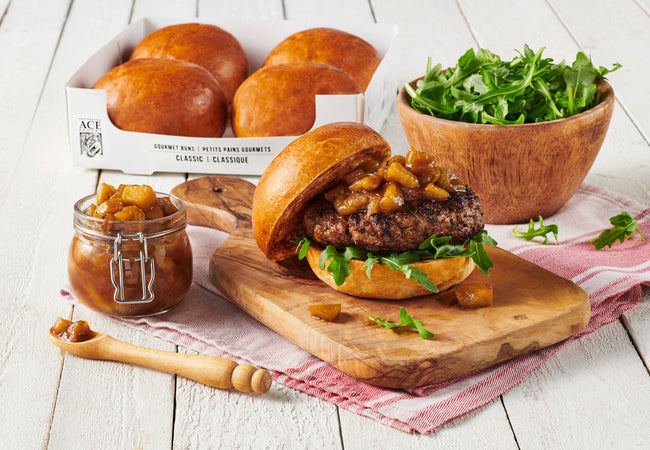Apple & Pork Burger – ACE Bakery®