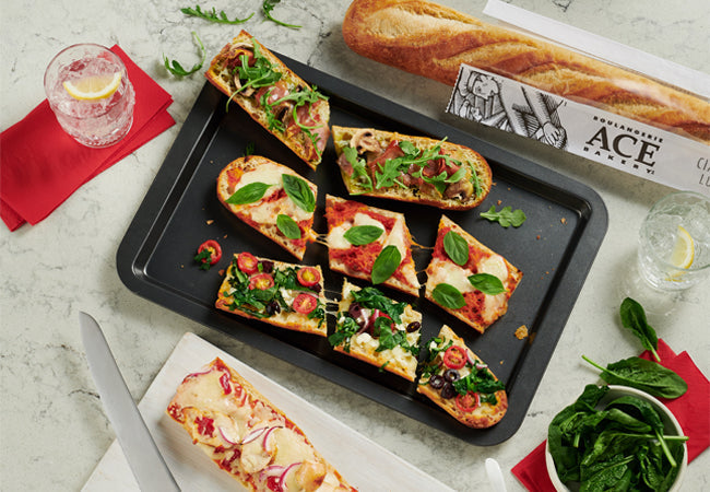 Create-Your-Own Baguette Pizza Boats – ACE Bakery®