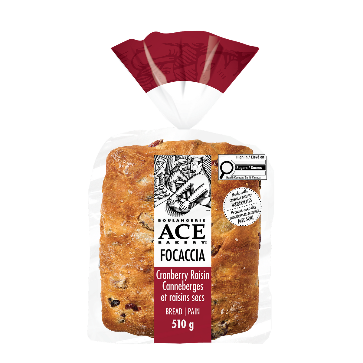Cranberry Focaccia Sandwich – ACE Bakery®